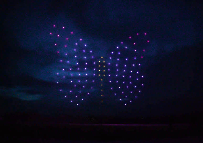 4Elements 120 - Flock Drone Art